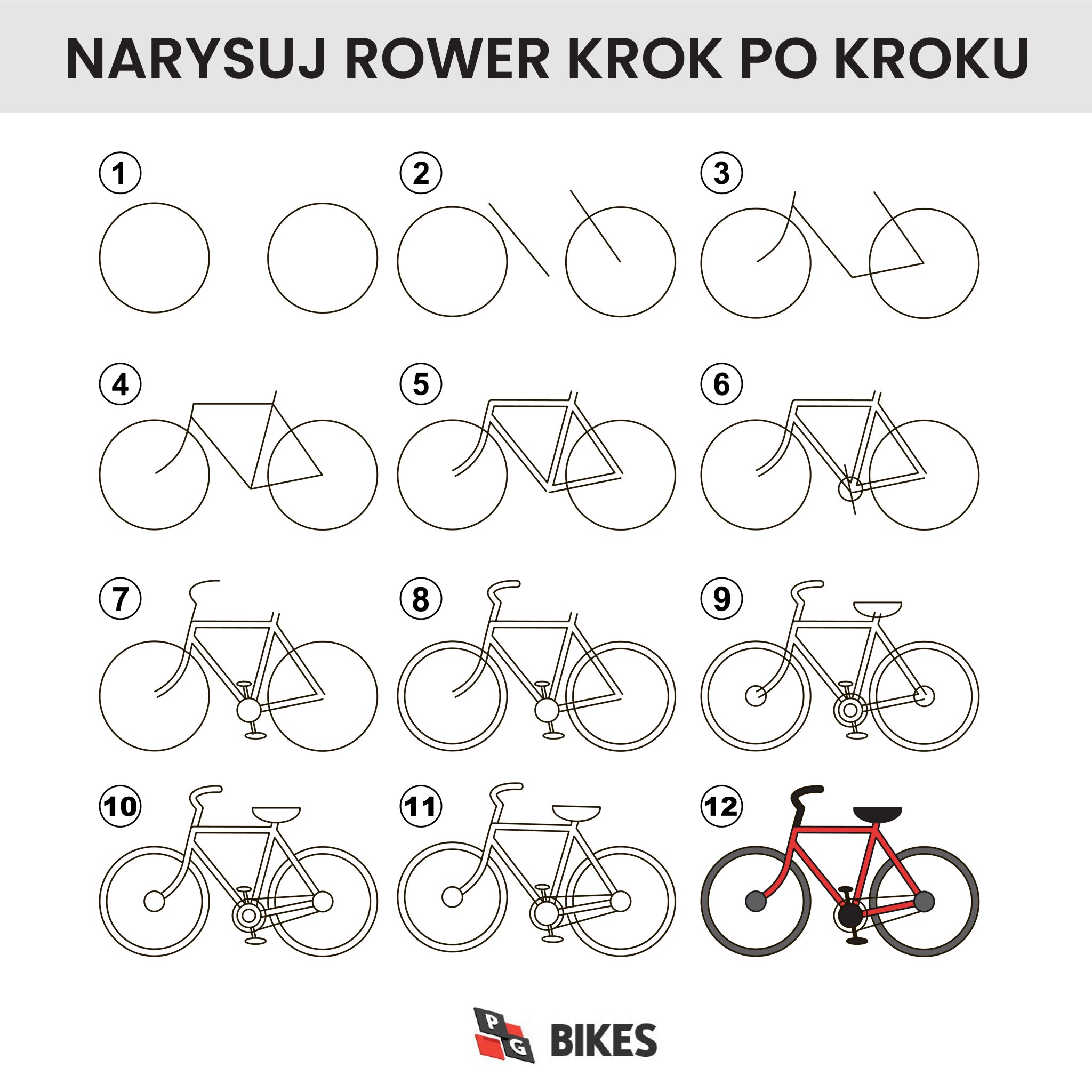 Jak narysować rower? - Rowerowe porady PGBikes